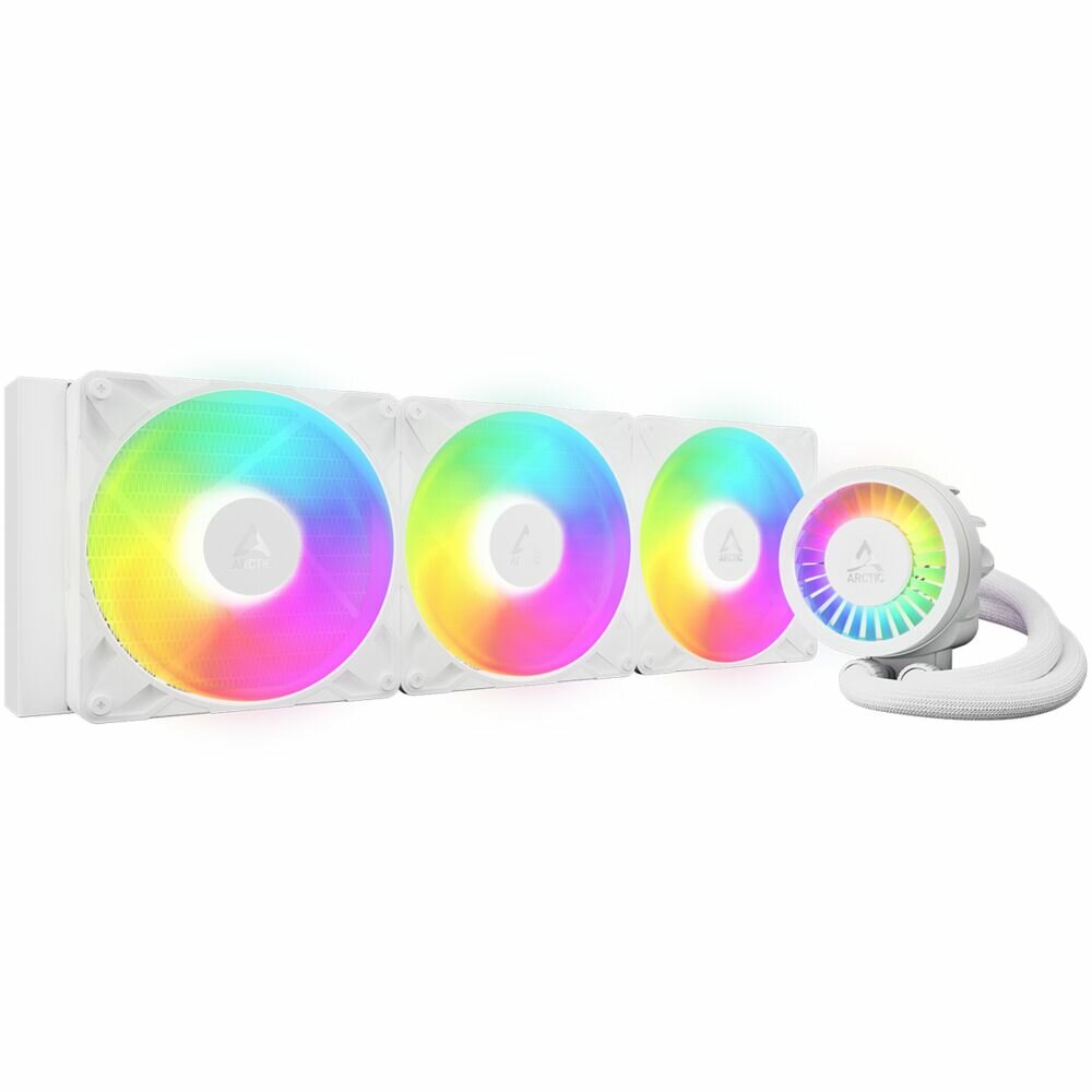 Система водяного охлаждения Arctic Cooling Liquid Freezer III Pro 420 ARGB White ACFRE00189A S1700/1851, AM4/AM5