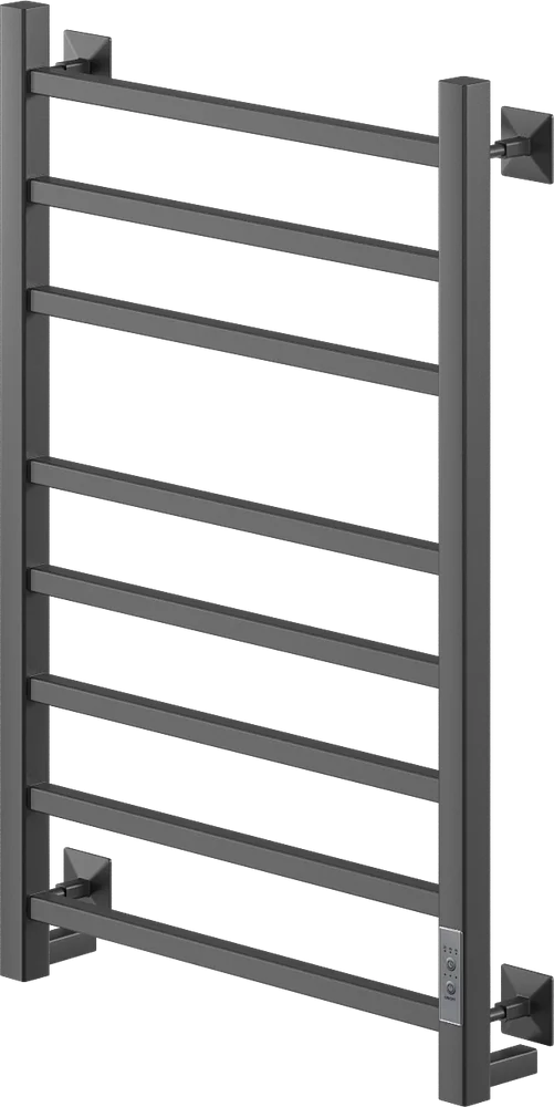Полотенцесушитель электрический Ника Step 2 80/50, матовый черный RAL9005 STEP-2 80/50 черн мат U