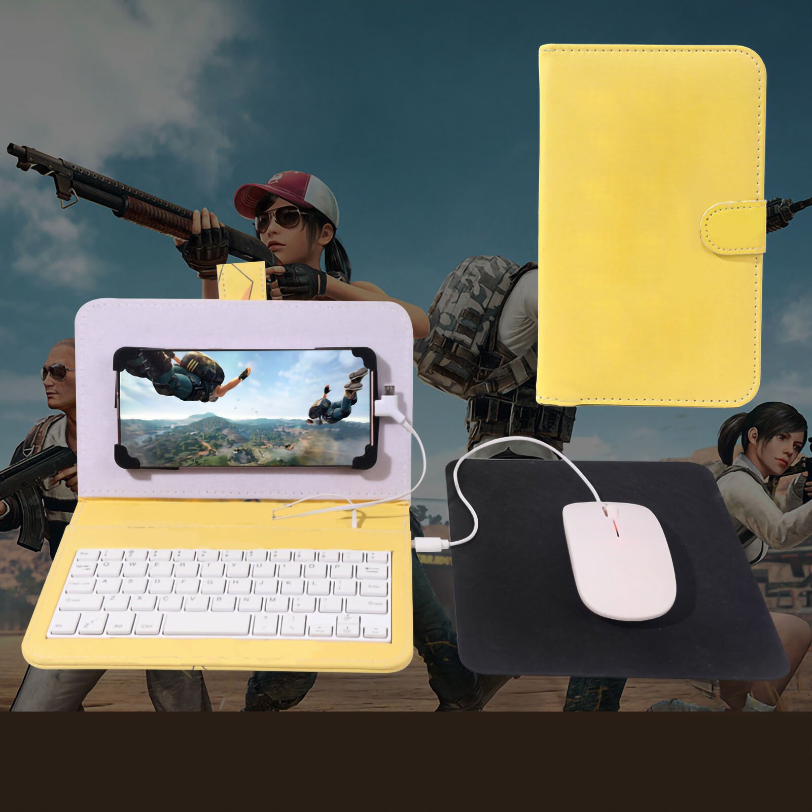 Чехол для клавиатуры телефона: мультяшный рисунок Пикачу, ПВХ защита