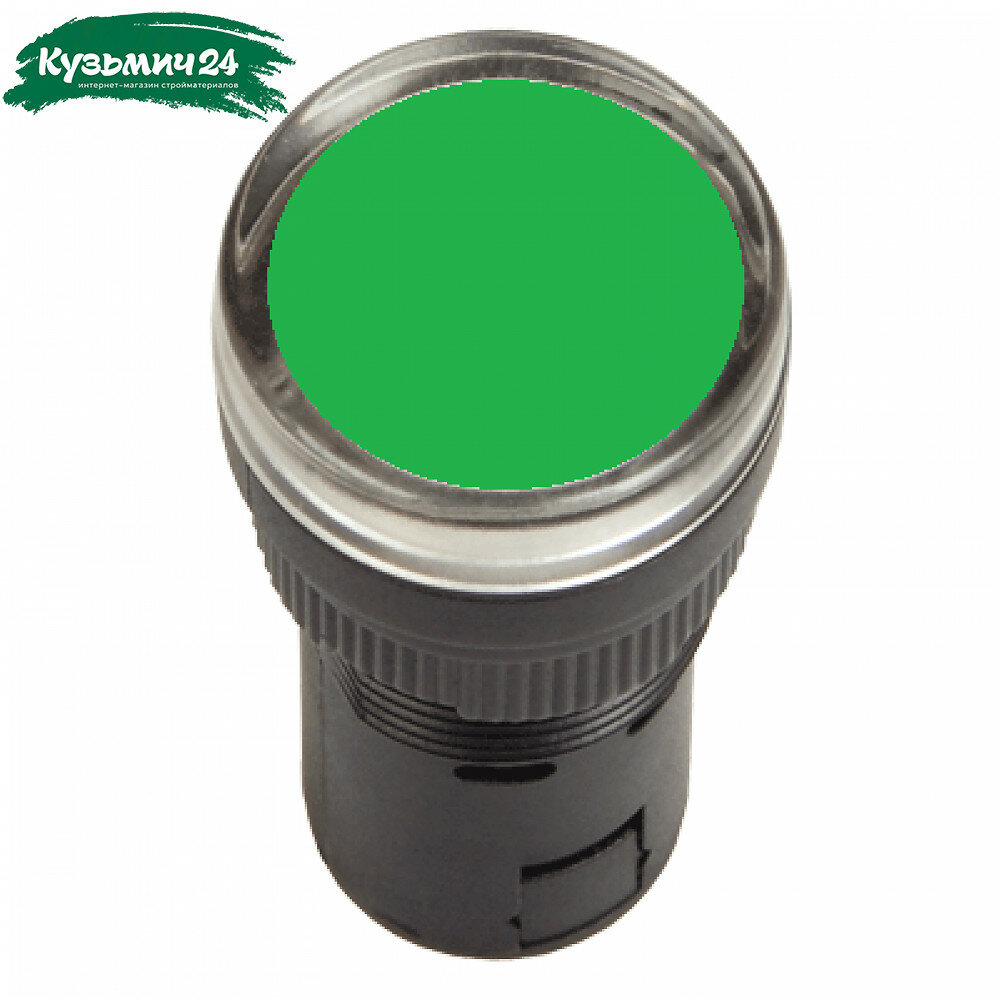 Арматура светосигнальная IEK AD-16DS 230В зеленая 146611