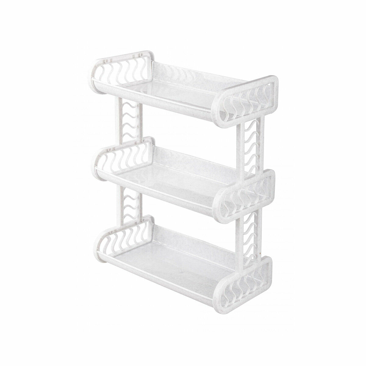 Полка для ванной "Альтернатива", 3 яруса, 31,5 x 17,5 x 42 см, цвет: микс