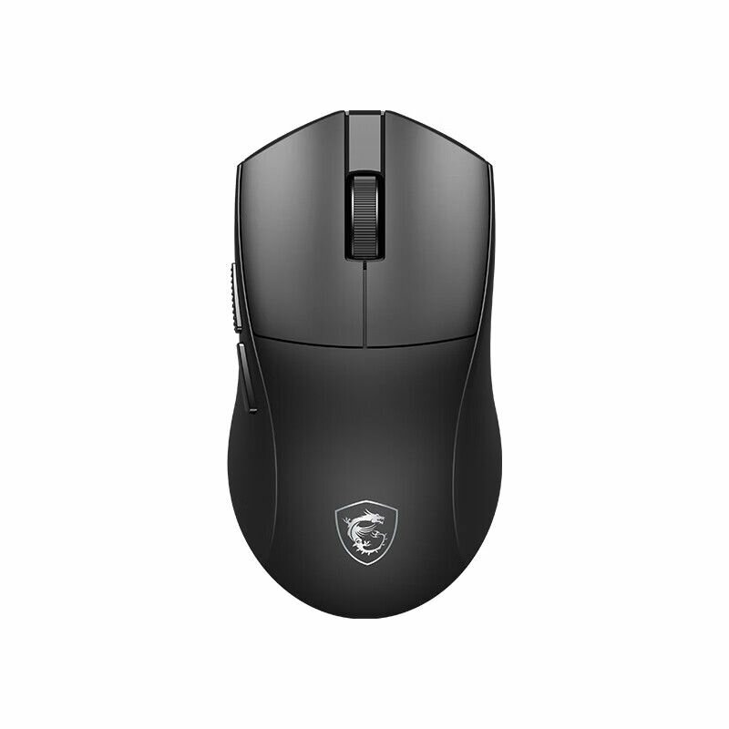 MSI Игровая мышь беспроводная FOGRE GM500 Вт Bluetooth 2.4G Проводная трехрежимная легкая беспроводная PAW3395 сенсор, черныйrj