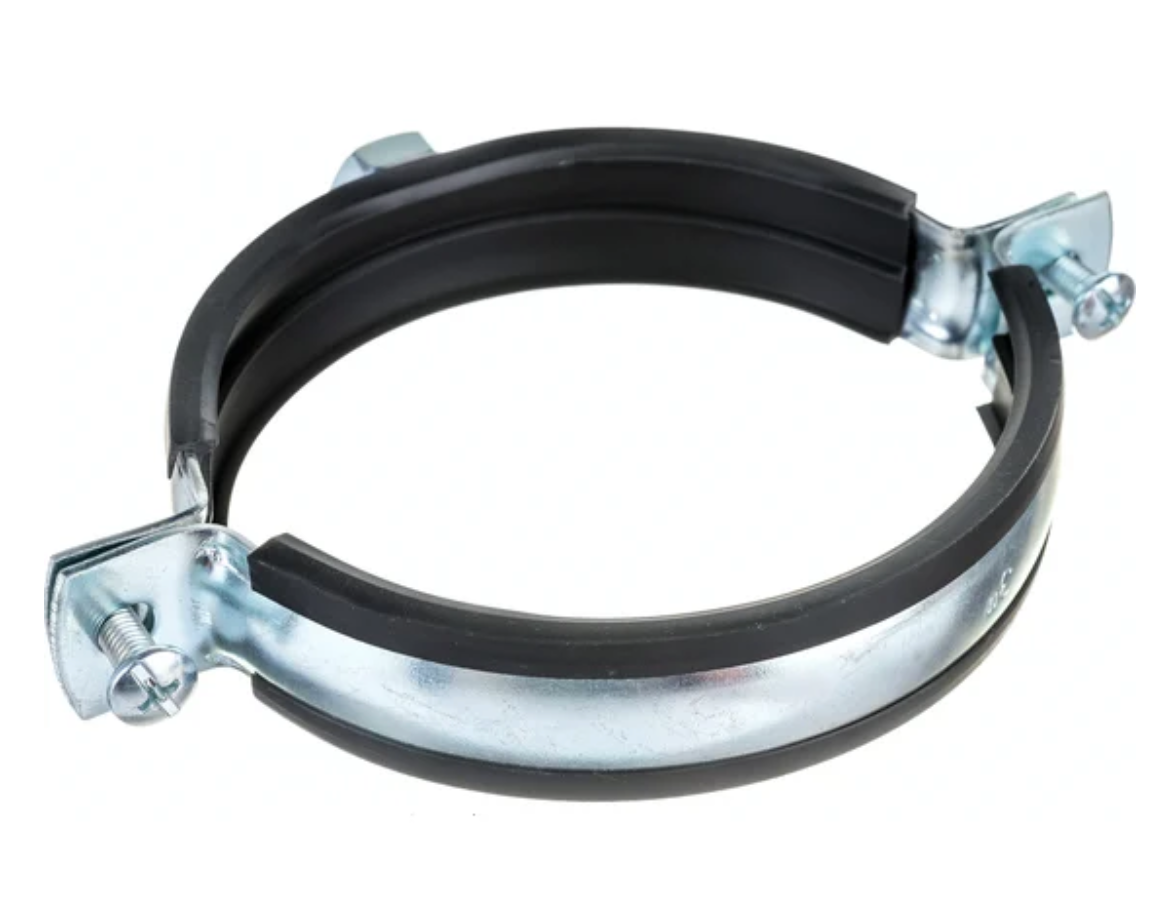 Хомут тяжелой нагрузки оцинкованный 2 1/2" (73-80) М8