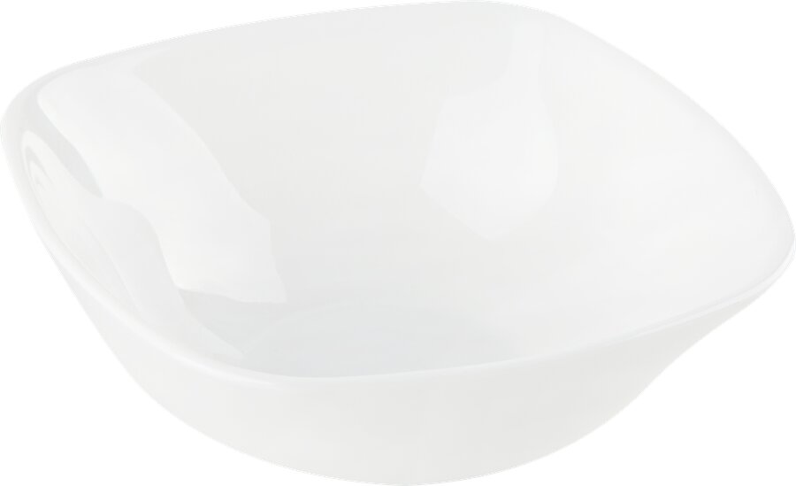 Салатник HOMECLUB Quadro Classic White 12,8см, стекло Арт. LFW50