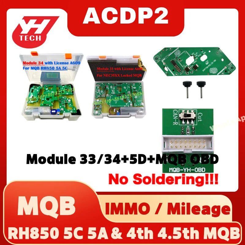 ACDP Module 33/34+5D MQB OBD No Soldering