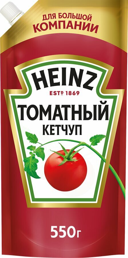 Кетчуп HEINZ Томатный, 550г