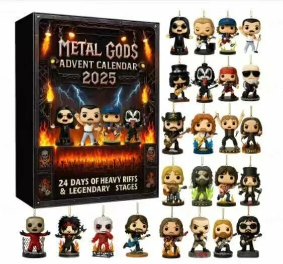 Адвент календарь MetalGods RockLegend Advent Calendar Футбольная команда Рождественский календарь