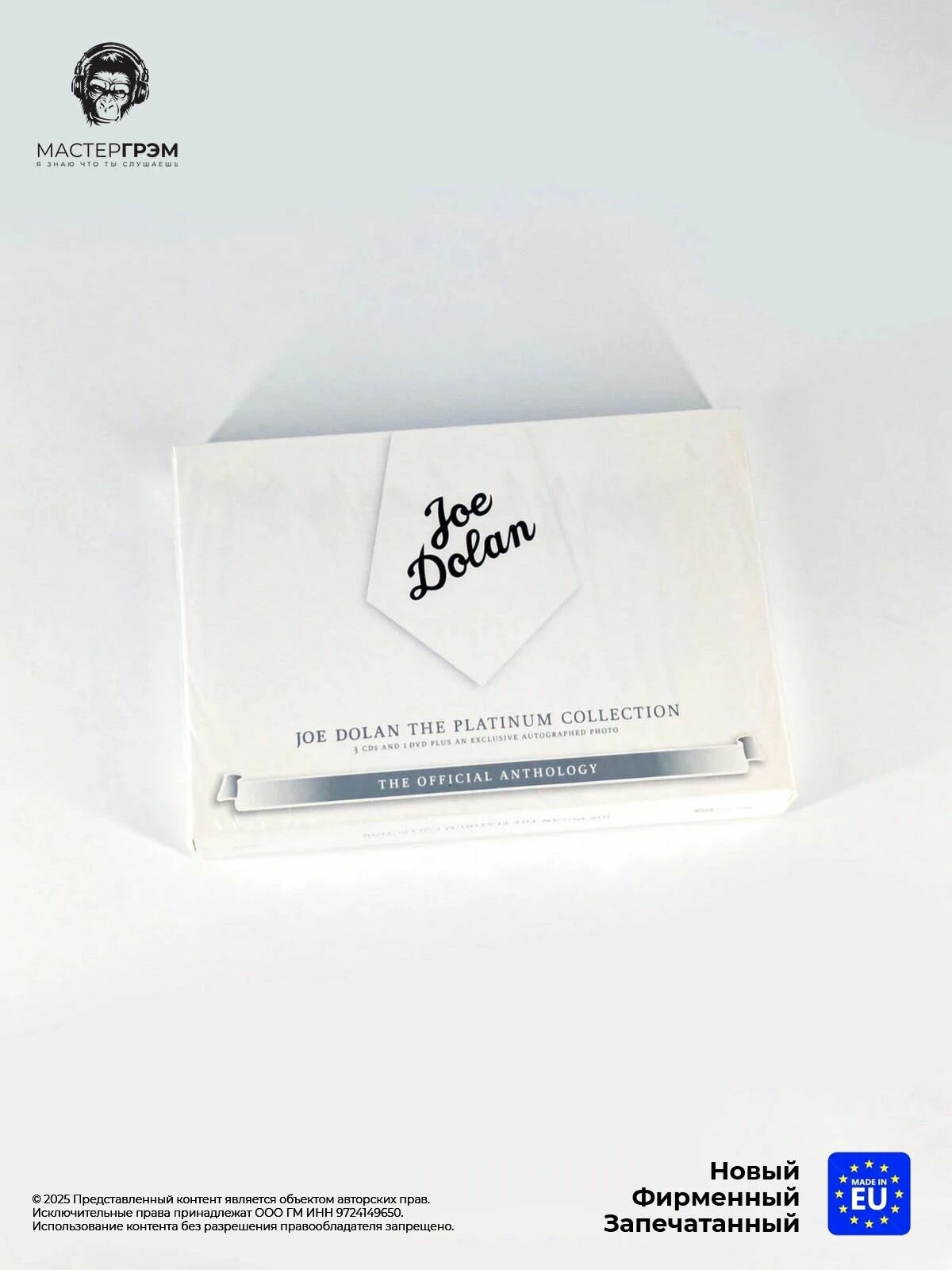 CD диск Joe Dolan - The Platinum Collection (3CD+DVD) 2005, Jewel Case