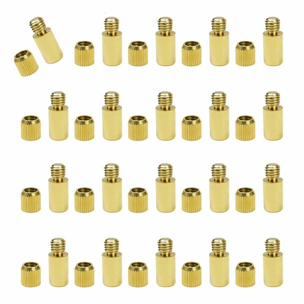 Винт,20 комплектов, прочный утолщенный деревянный кронштейн для досок-шест длиной 8 см с внутренним комплектом