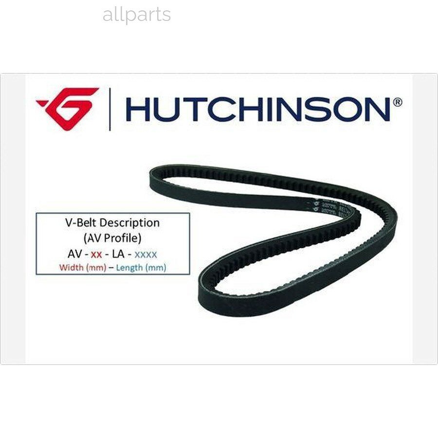 HUTCHINSON AV13LA975 Ремень клиновой FORD: TRANSIT