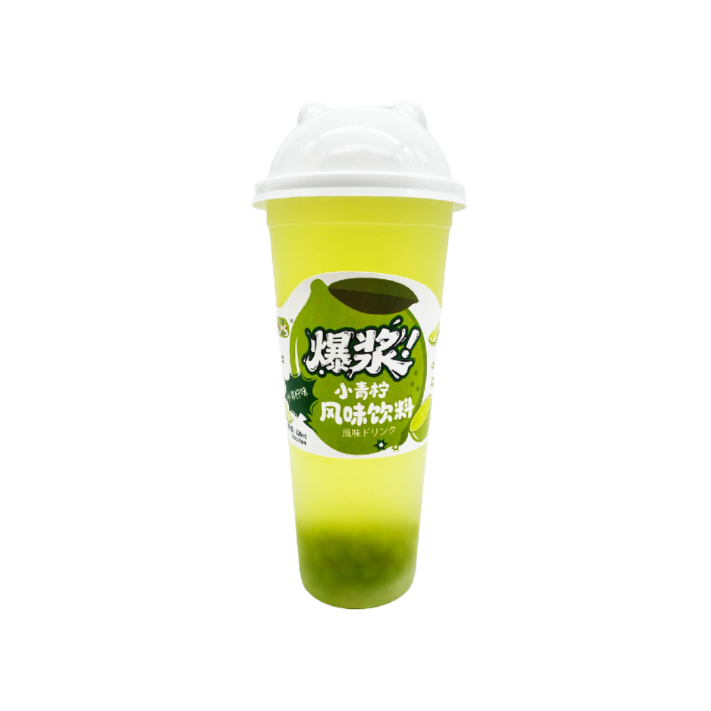 Фруктовый напиток бабл ти со вкусом зеленого лайма 620 мл, Китай