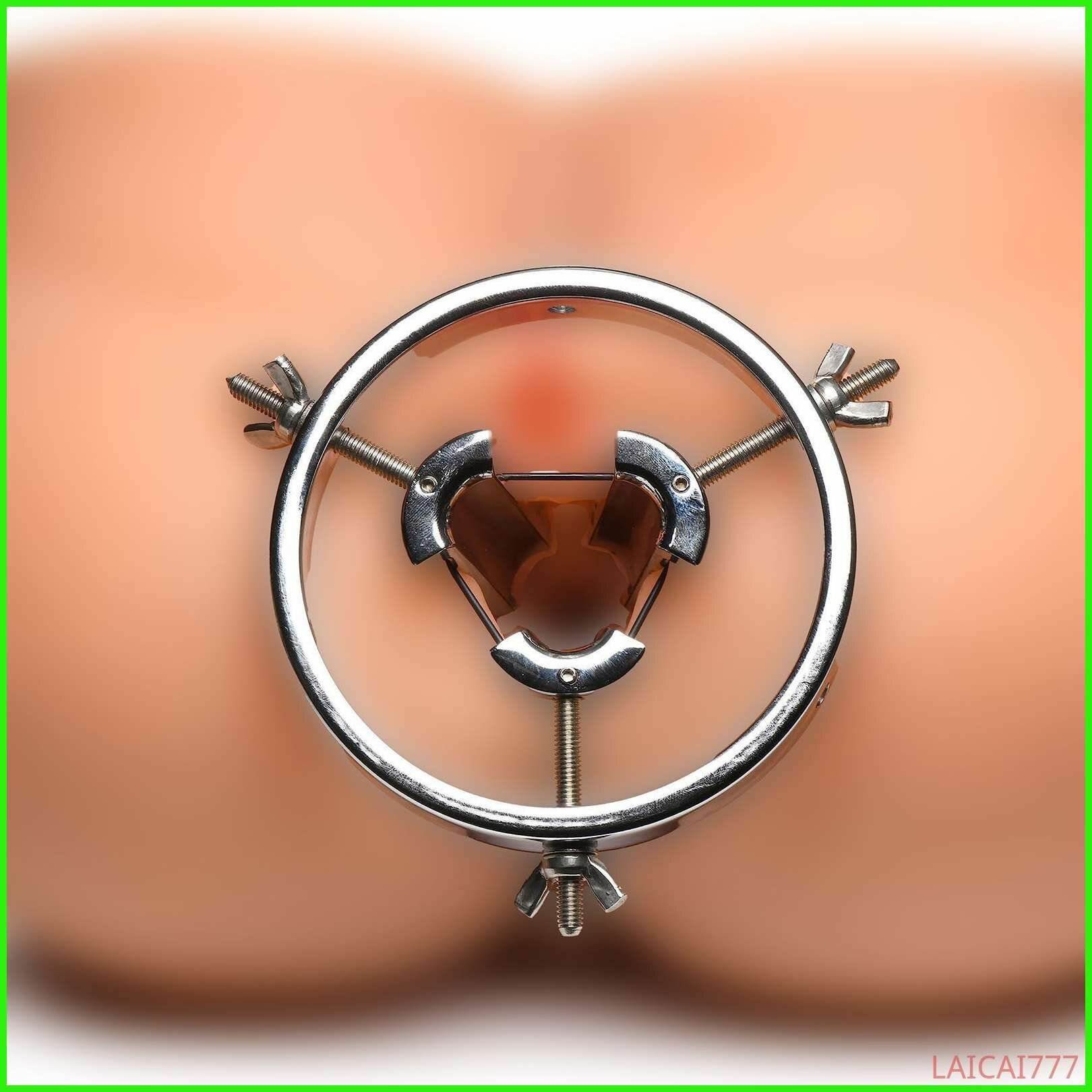 Металлический анальный патрон, может регулировать анальный расширитель, влагалищный расширитель-