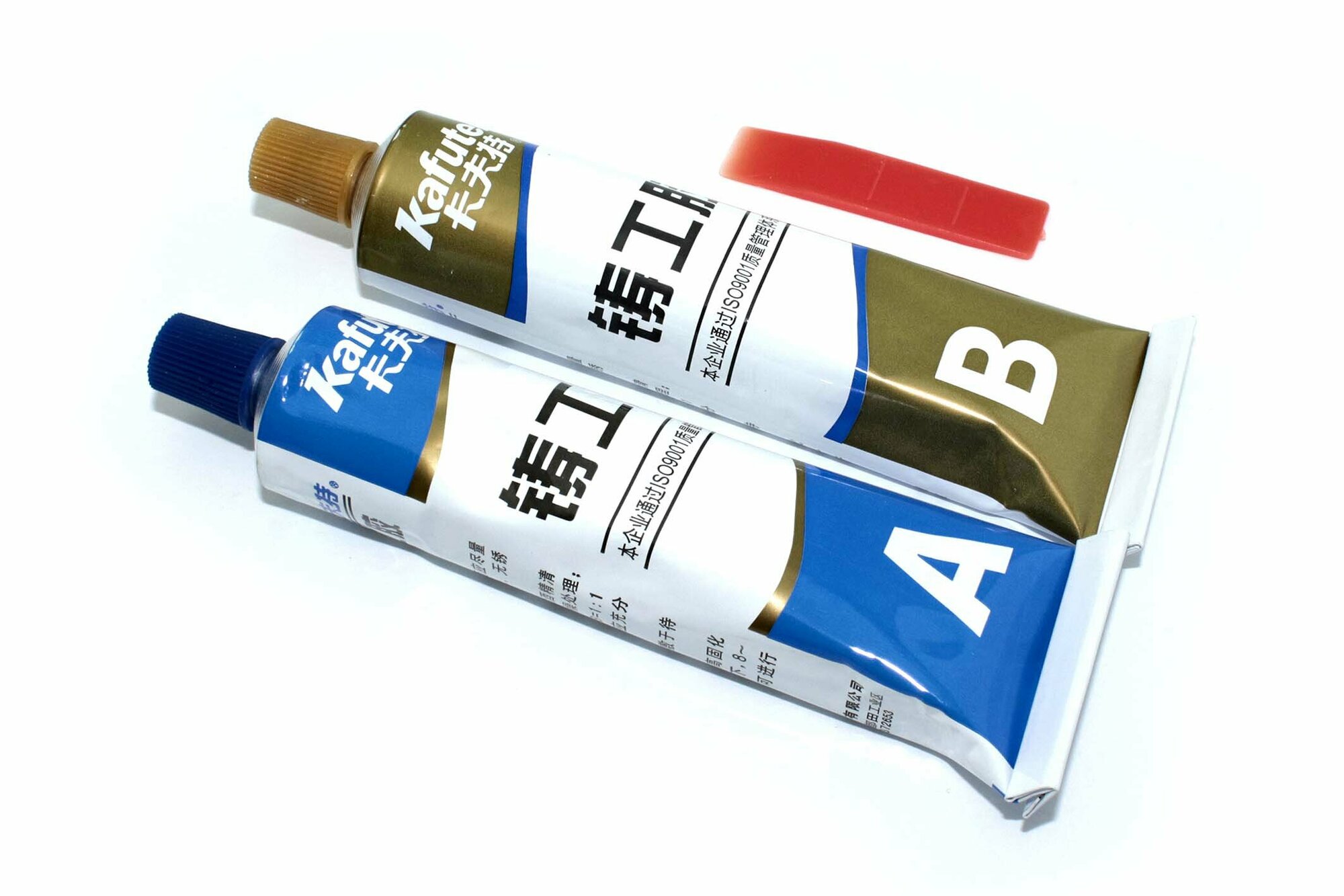 Клей двухкомпонентный (жидкая сварка) Kafuter K-9119 серебристый 100 грамм