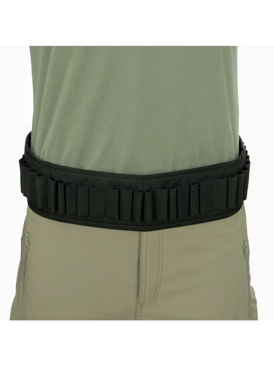 Патронташ охотничий, нейлон 1000d, на 30 патронов, черный