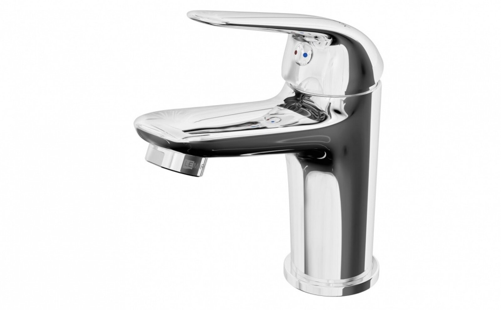 Смеситель для раковины Lemark Plus Advance LM1231C монолитный, хром