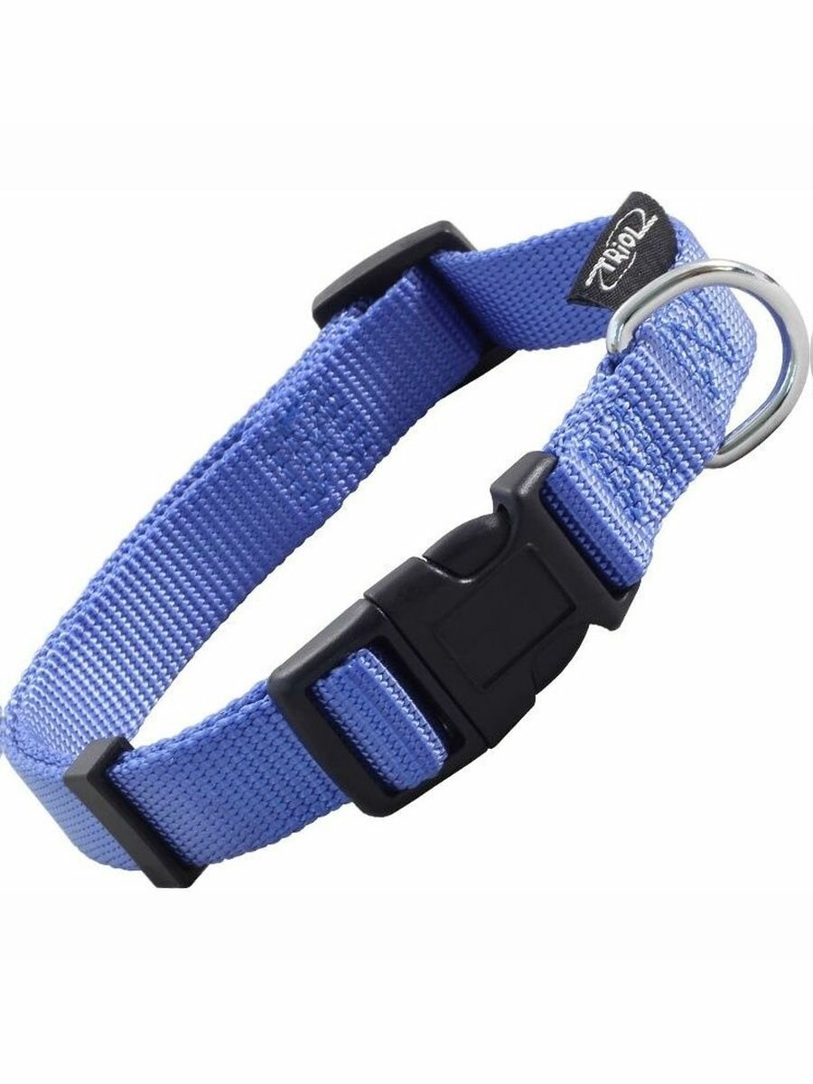 Ошейник для собак нейлоновый Стандарт TRIOL, цвет синий, размер S