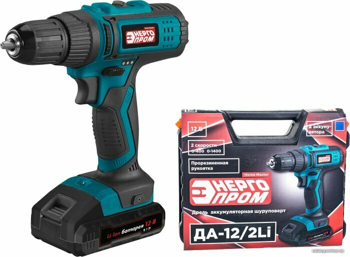 Дрель шуруповёрт ДА-12/2LI, аккумуляторная 00-00010875