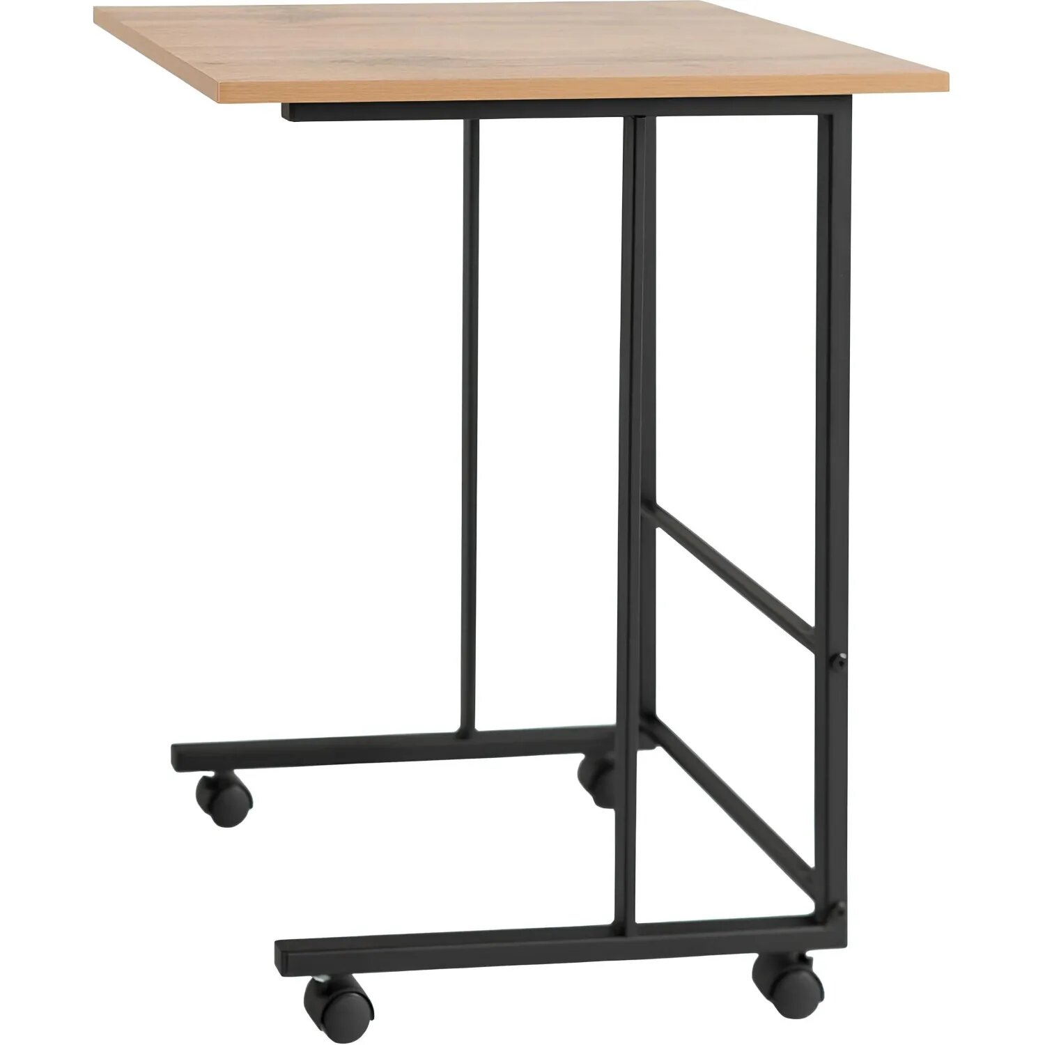 Стол многофункциональный TI_КомусОнега-4/К 380x600x755 мет чер/ЛДСП дуб вот