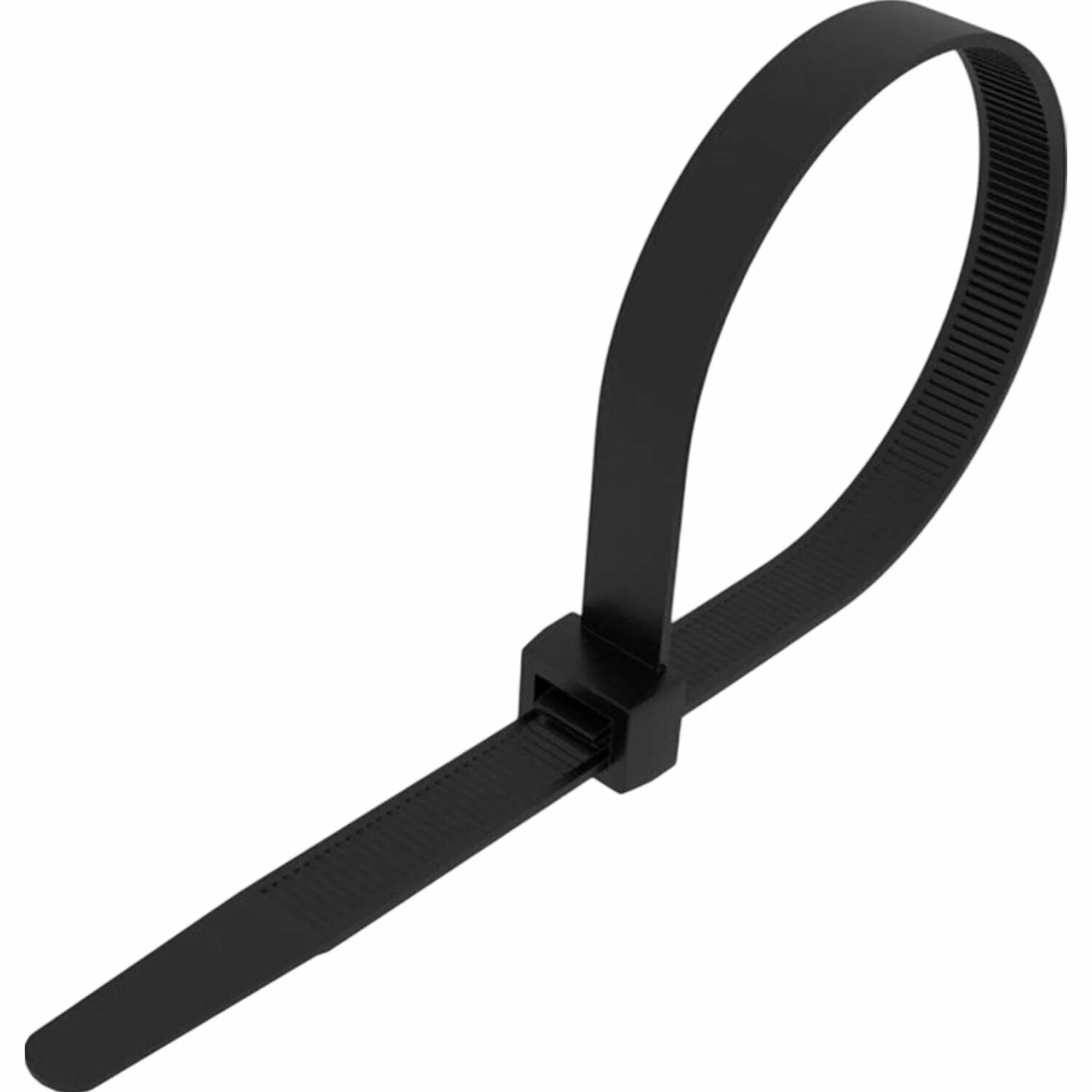 Стяжка (хомут) нейлоновая 600x7.6мм, черная (100 шт/уп), 07-0601-9