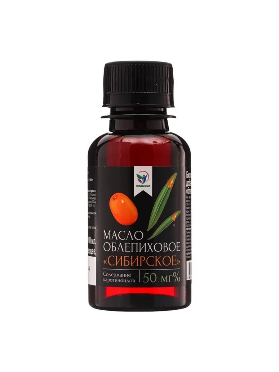 Масло облепиховое Vitamuno "Сибирское", 100 мл