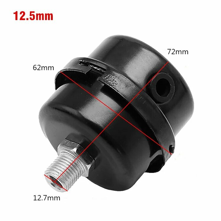 Металлический глушитель шума для воздушного компрессора 1/2", 5/8", 3/4" 12.5mm