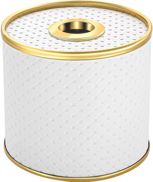 Бокс для салфеток Geralis S-PWG белая, золото