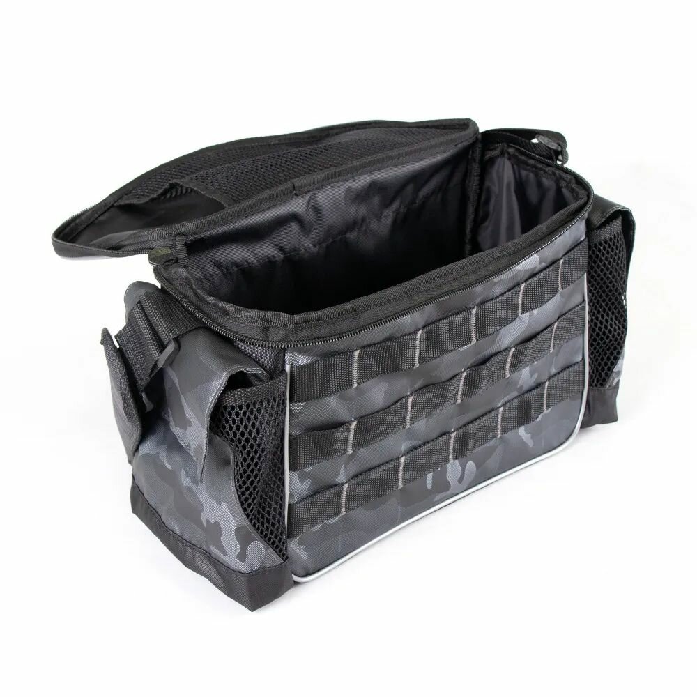 Сумка рыболовная Yaman Base Lure Bag L, 36х22х15см, серый камуфляж, без коробок