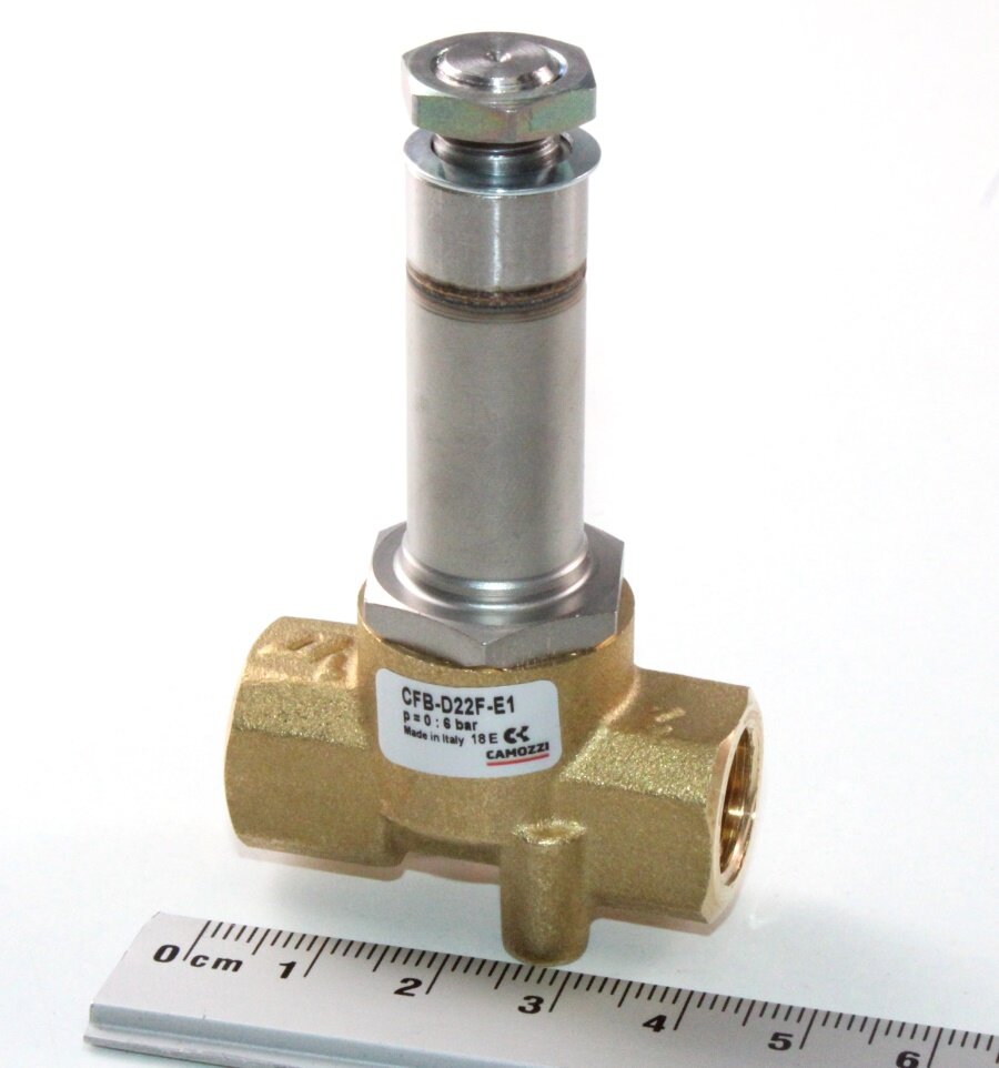 CFB-D22F-E1, Клапан соленоидный 2/2, н. з, G =1/4, Camozzi