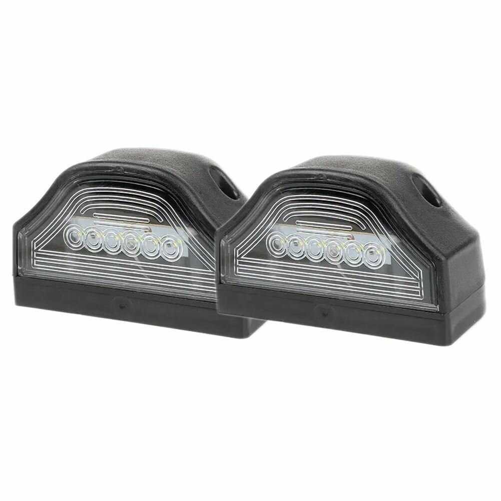 Подсветка номера / подсветка номера на прицеп светодиодная с габаритом, 12-24V, комплект 2 шт