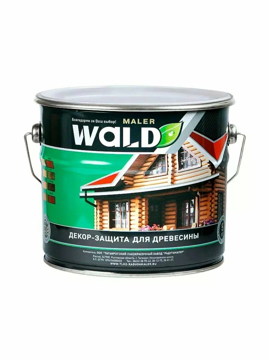 Пропитка защитно-декоративная для древесины ДУБ 1л РадугаМалер