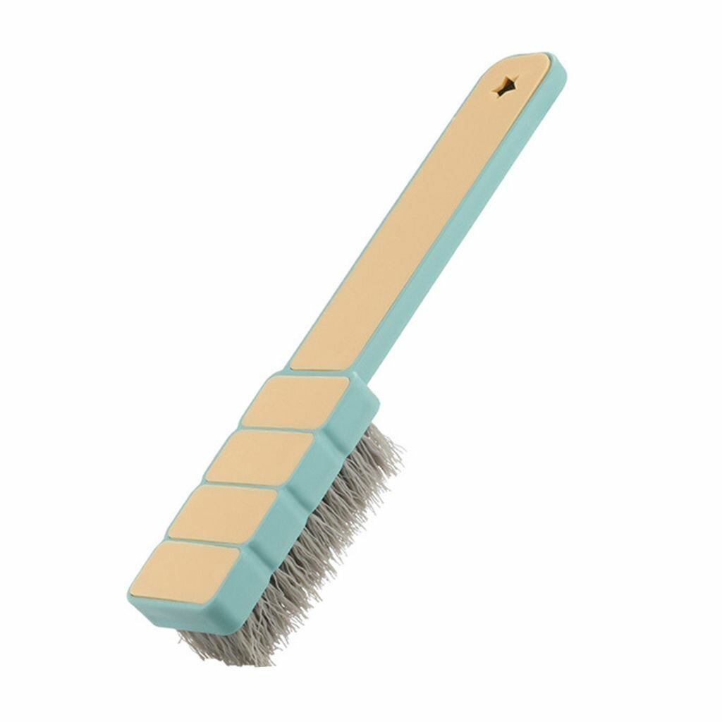 Бытовая небезопасная щетка для обуви, щетка для мытья обуви для одежды-зелено-желтая-щетка с длинной ручкой