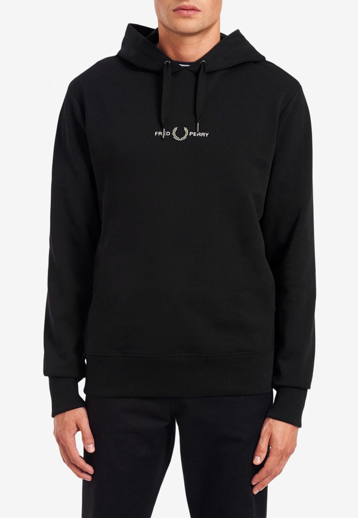 Толстовка спортивная FRED PERRY, размер 48, , черный, Черный — фото 1