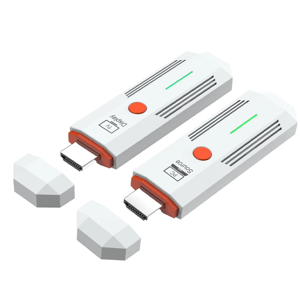 VIKEFON Беспроводной HDMI передатчик 5G 1080P 50M White