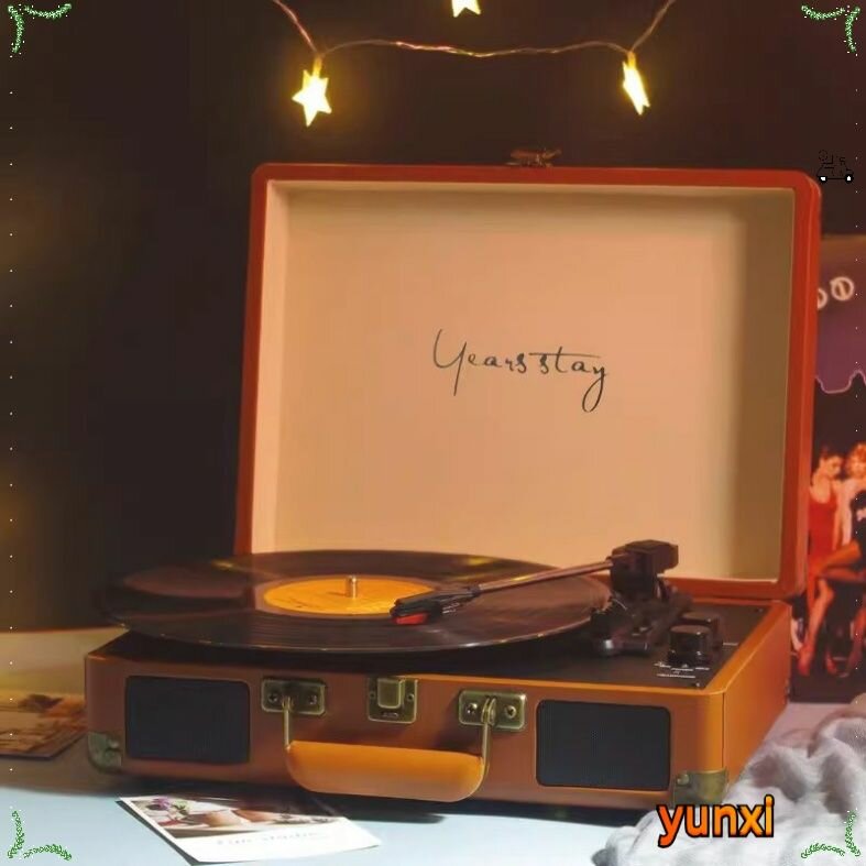 Виниловый проигрыватель патефон AudioRetro AR 007 AUX разъём Bluetooth 3 скорости воспроизведения Проигрыватель виниловых пластинок ретро