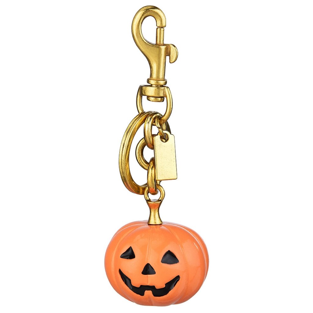 Брелок в форме тыквы с черепом на Хэллоуин