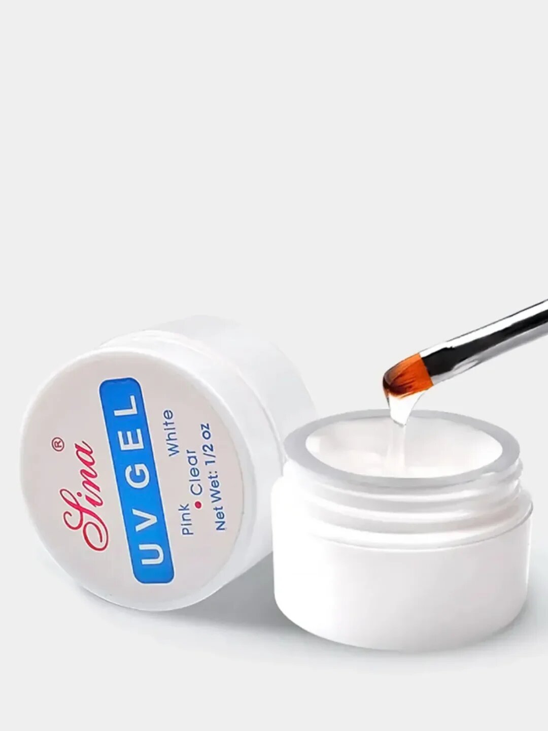 Гель для наращивания и укрепления ногтей для маникюра, УФ гель для наращивания 15 мл, 5шт