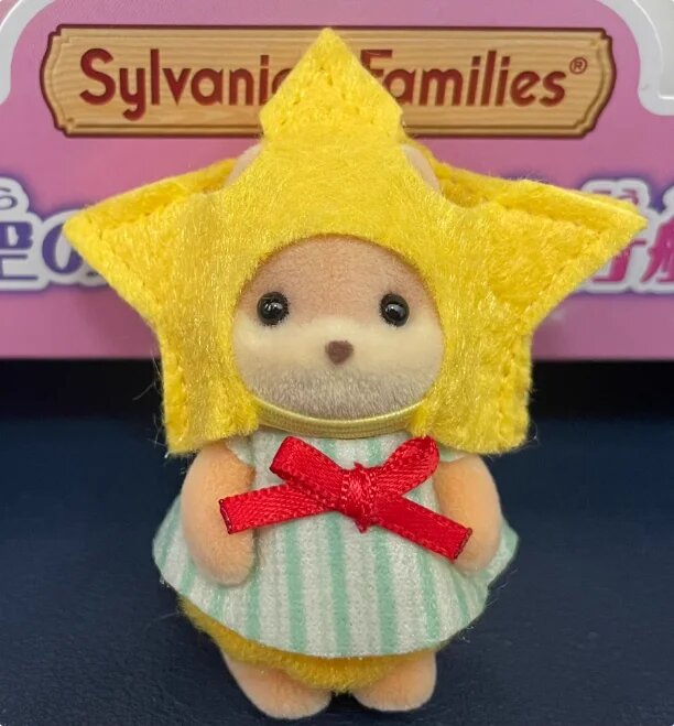 Sylvanian Families Мышонок в костюме звезды, желтый