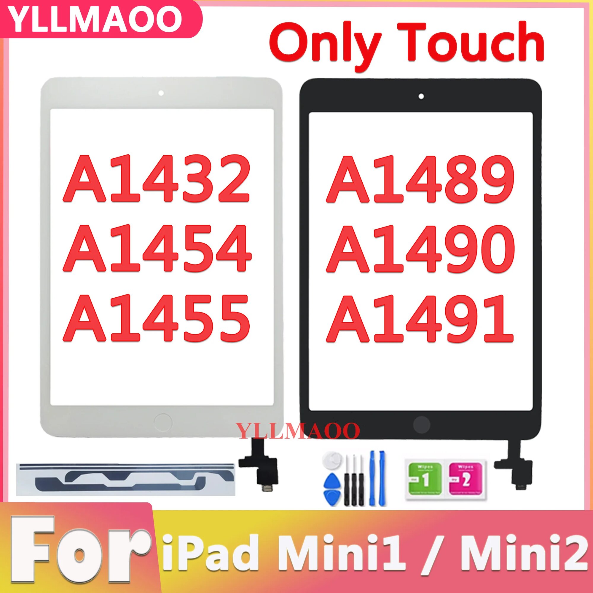 Сенсорный экран для iPad Mini 1/Mini2 YLLMAOO Orig Black