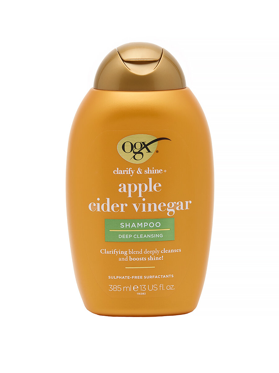 OGX Шампунь для глубокой очистки волос с Яблочным уксусом/ Apple Cider Vinegar Extra Strength Shampoo 385ML