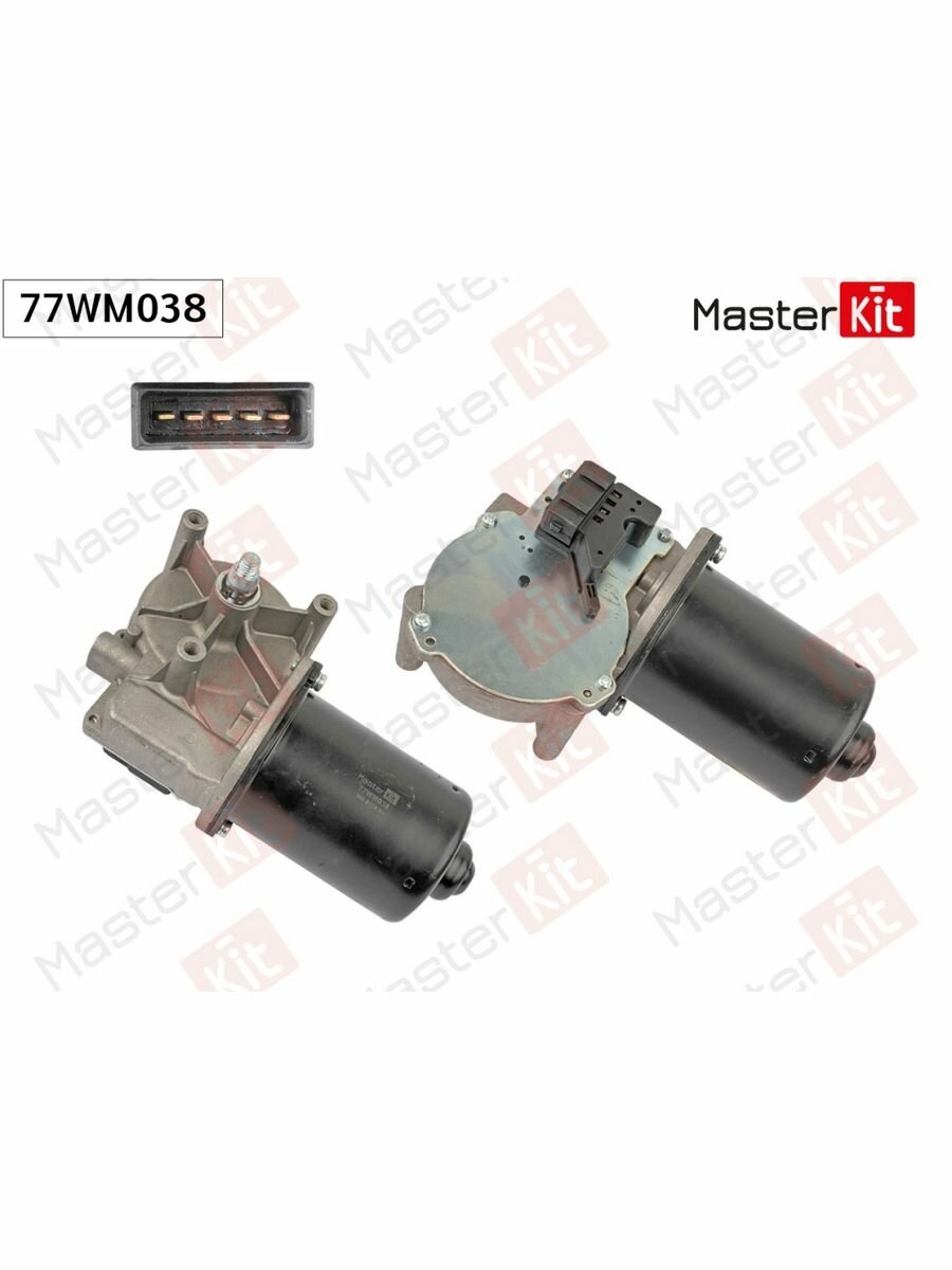 Мотор стеклоочистителя для а/м FORD Mondeo, Transit / Форд Мондео, Транзит, MASTERKIT 77WM038