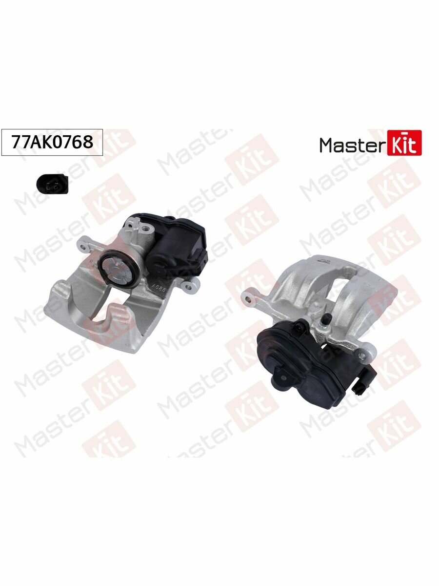 Тормозной суппорт задний правый MASTERKIT 77AK0768 для а/м Volkswagen Touareg, AUDI Q7 / Фольксваген Туарег, Ауди Ку7