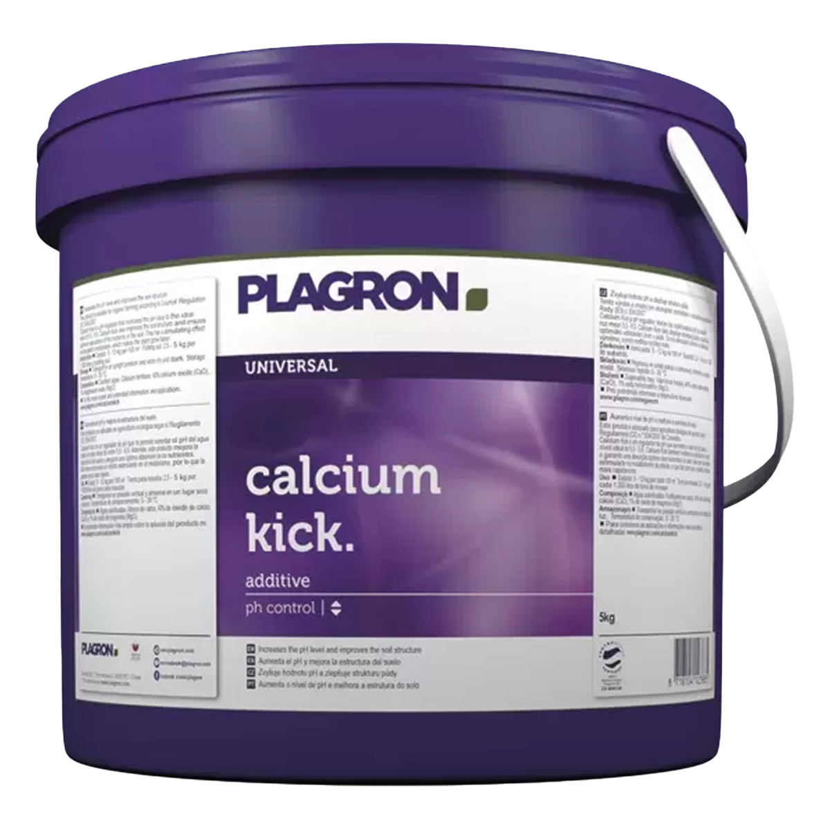 Удобрение для качества почвы / Calcium Kick, 5 л / Plagron