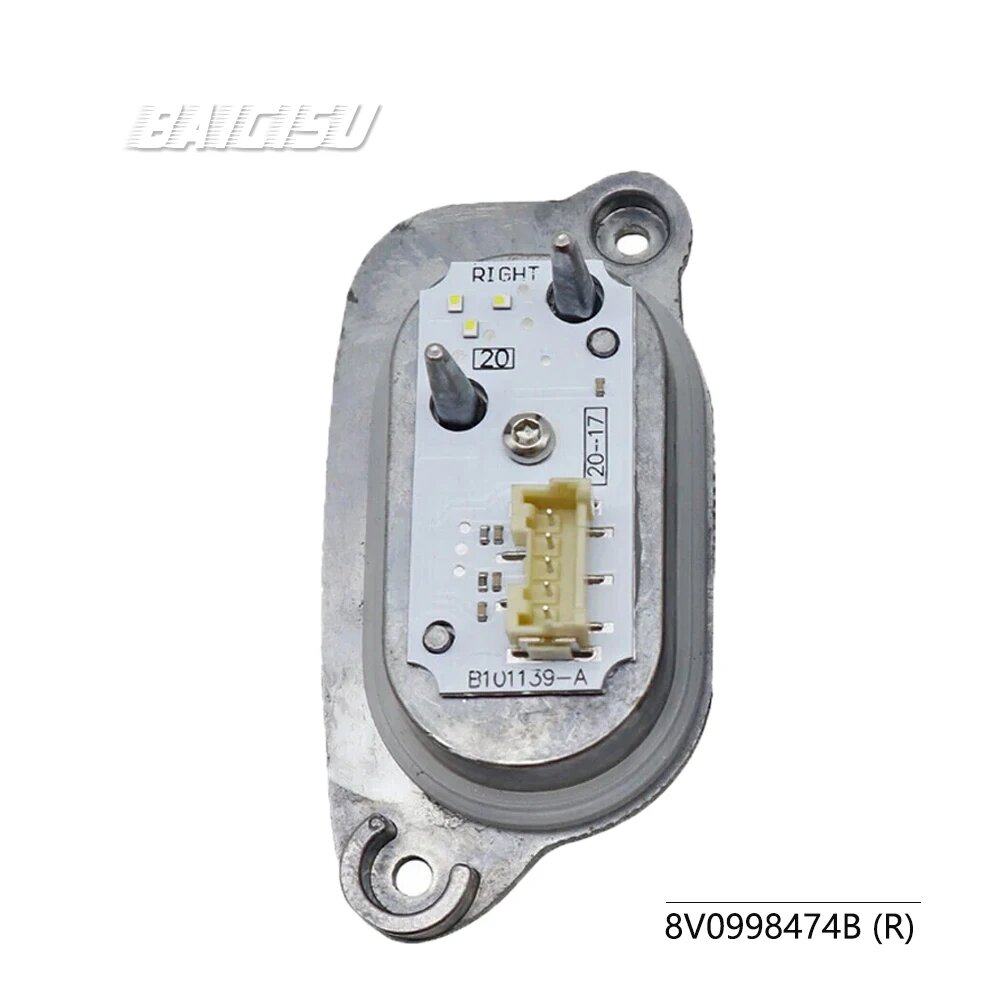 Полностью светодиодные фары дневных ходовых огней DRL Модуль управления диодом указателя 8V0998474