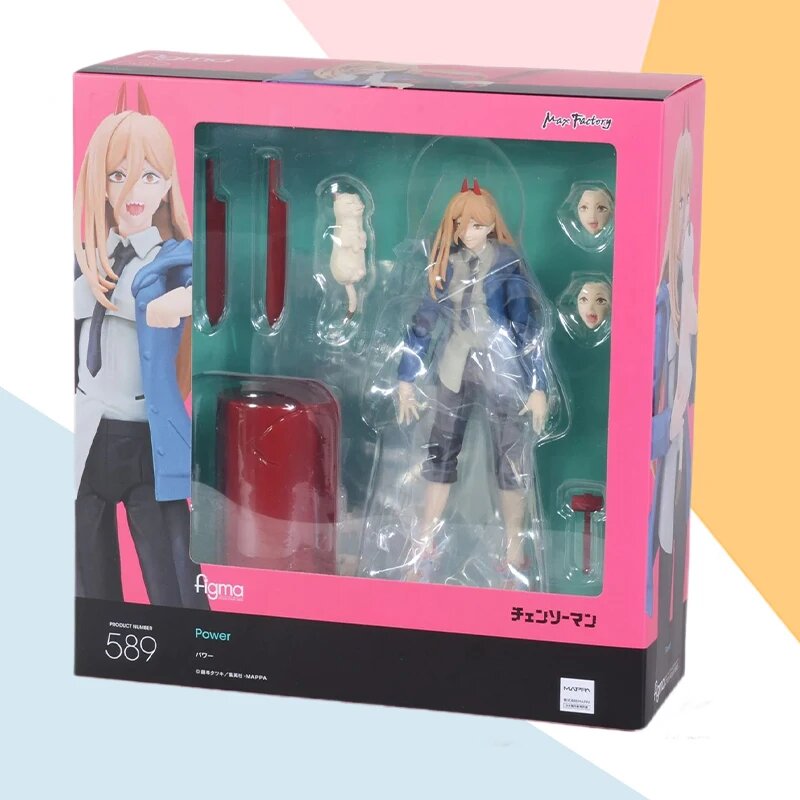 Оригинальный Max Factory Figma Chainsaw Man power полный экшн аниме фигурка модель комплект готовая игрушка подарок для детей