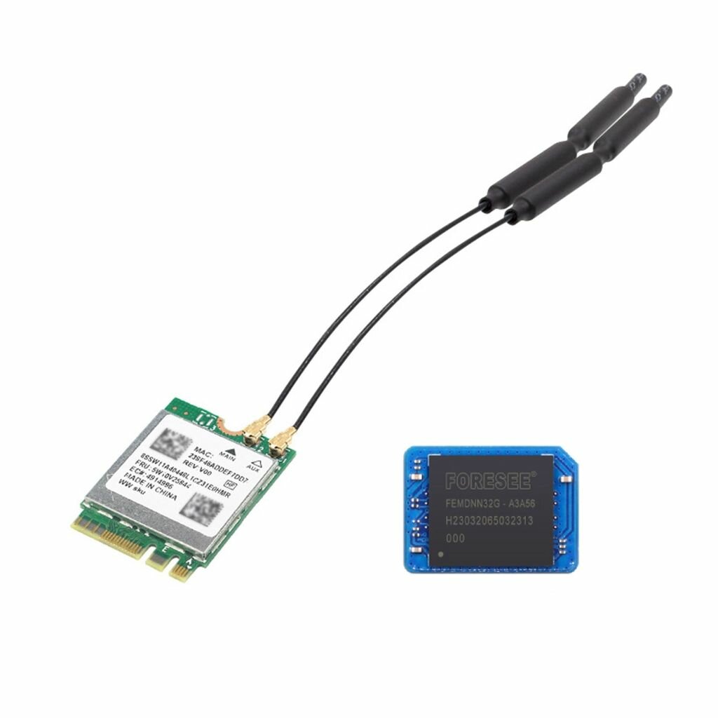 (1 комплект) Модуль EMMC 32 ГБ + модуль WiFi6 BT