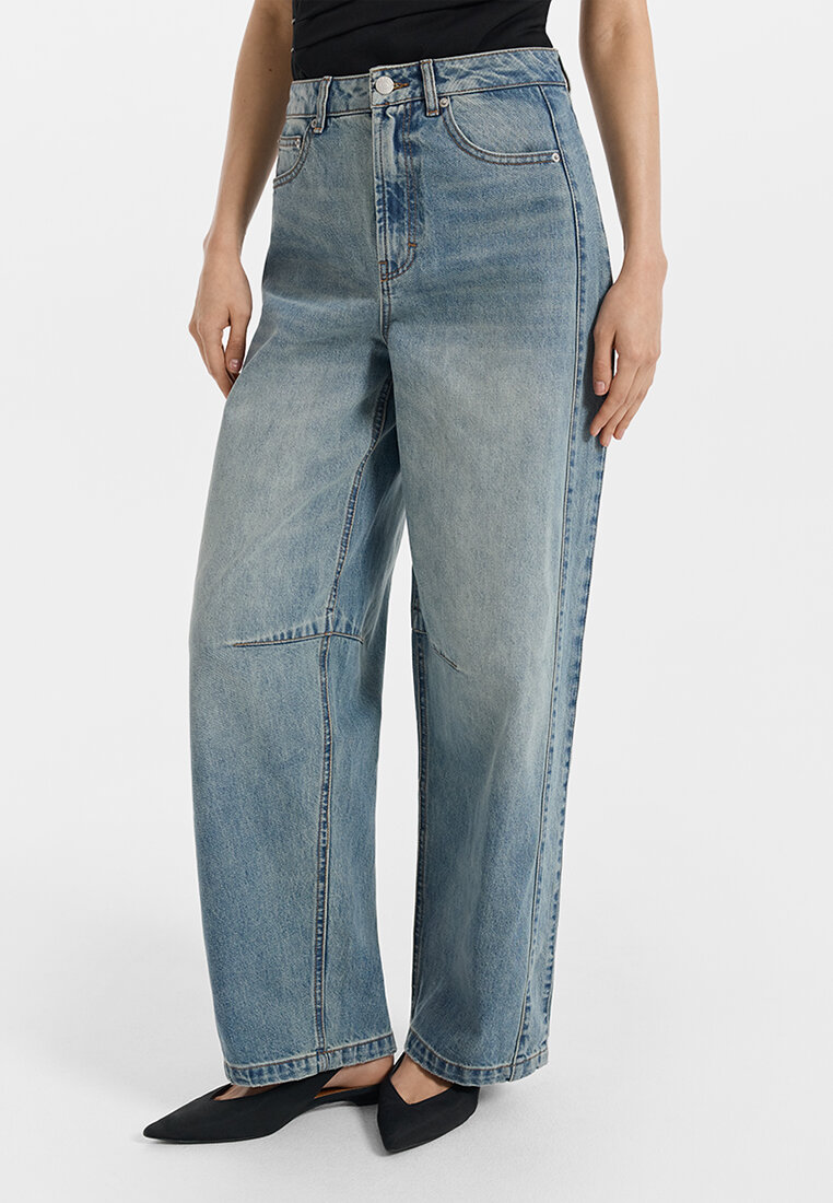 Джинсы багги 