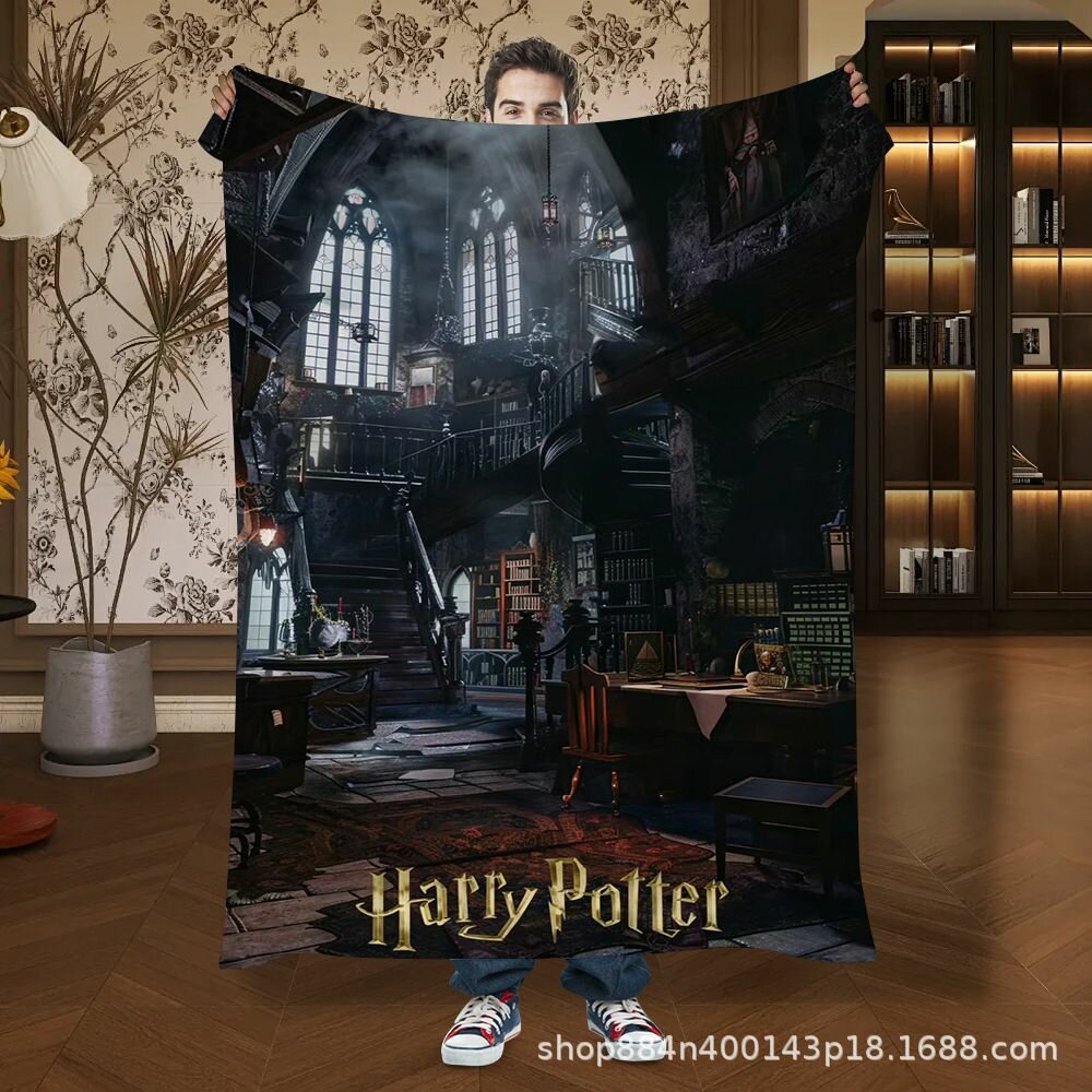 Ковёр-постер Harry Potter: волшебная комната Хогвартса, 100x150 см, для дома, для детей
