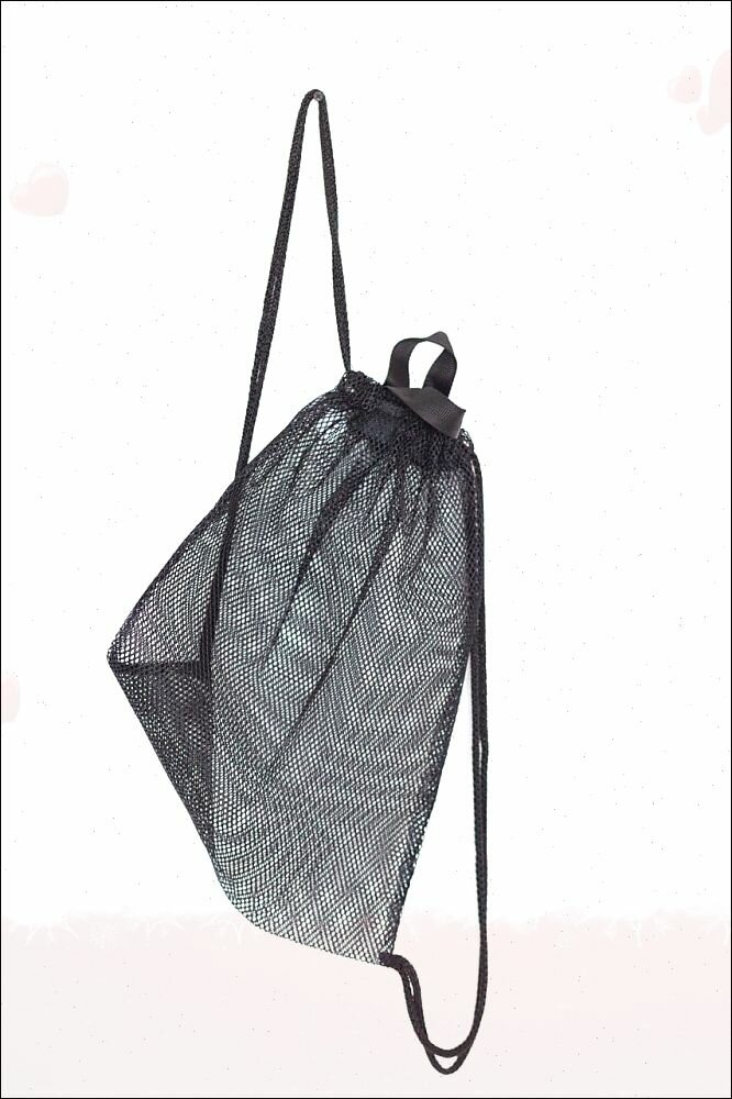 Рюкзак для бассейна, плавания, спорта, Мешок для обуви (сетка, чёрный), IGEAR