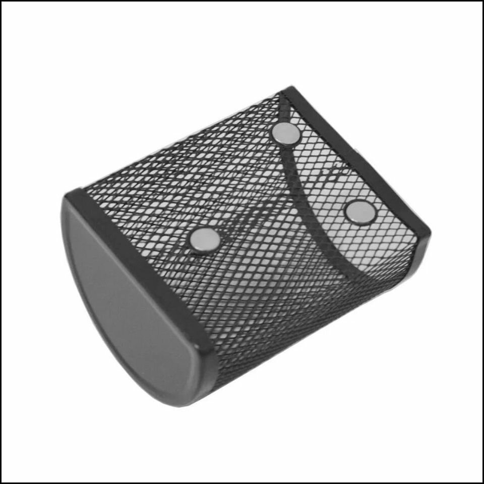 Органайзер для аксессуаров: Магнитный держатель ручек для школьной доски и холодильника, прочный и легкий, с сетчатым хранилищем