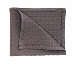 Полотенце кухонное вафельное Темпо серый хлопок 40х60см Василиса